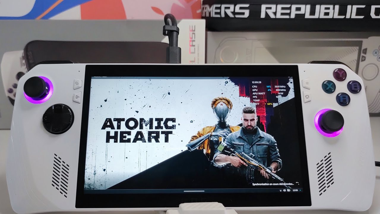ASUS ROG ALLY / ATOMIC HEART / ULTRA / TEST - YouTube
