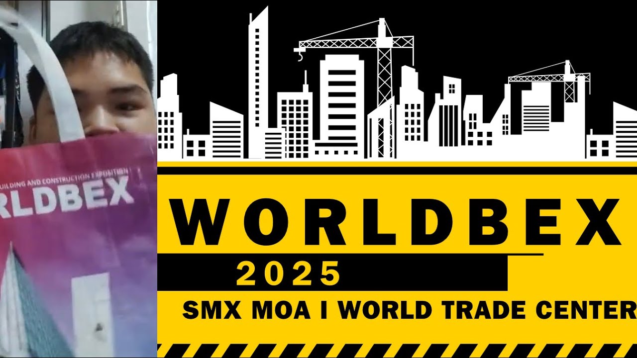 What I got from WORLDBEX 2025! #construct #engineering #freebies #WORLDBEX SMX x WORLD TRADE ...