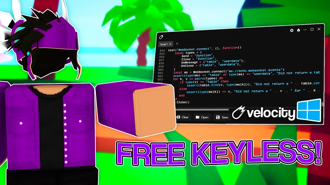 [100% UNC] FREE Roblox "Velocity" Web Executor Working 2025 *KEYLESS ...