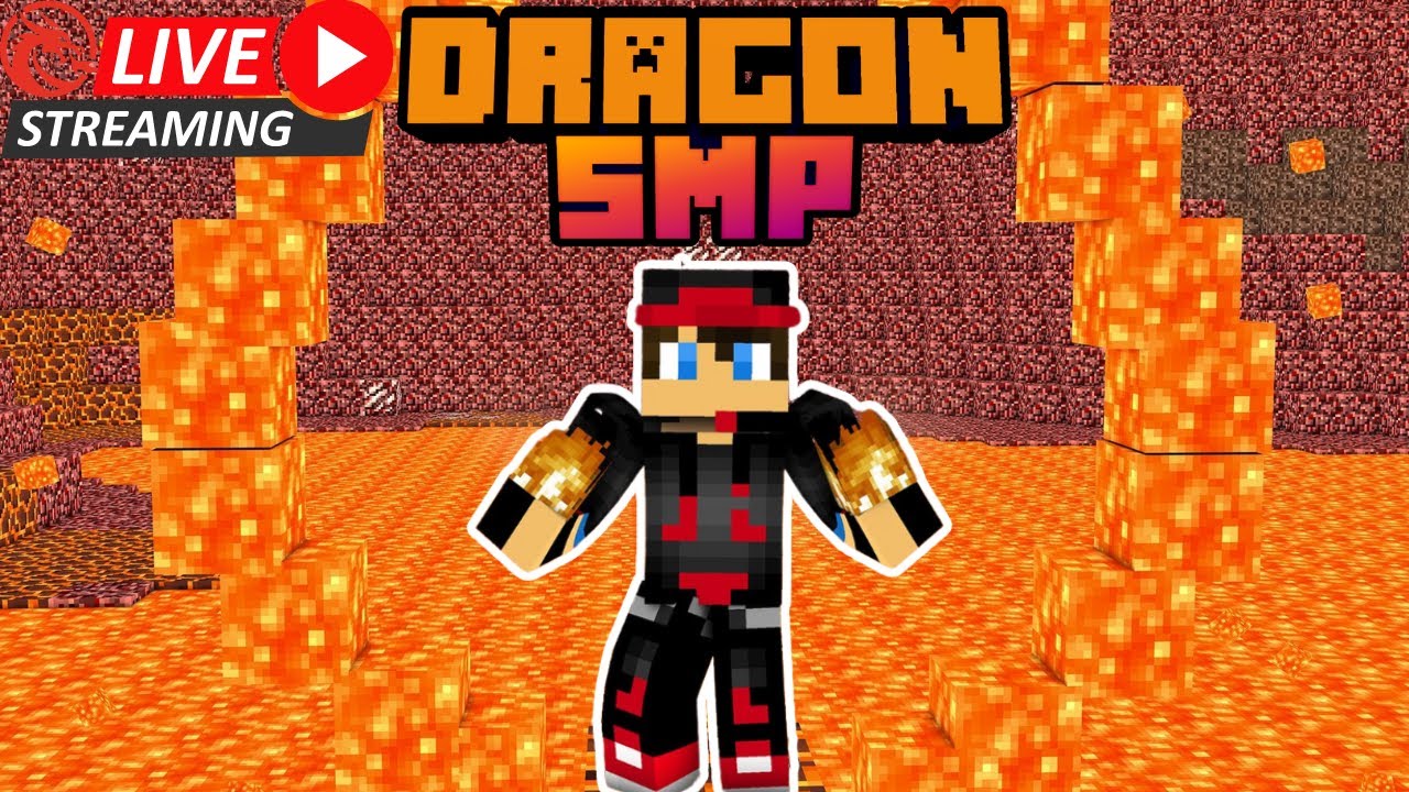 LIVE - Becoming The Most Strongest Player In The Dragon SMP #smplive ...