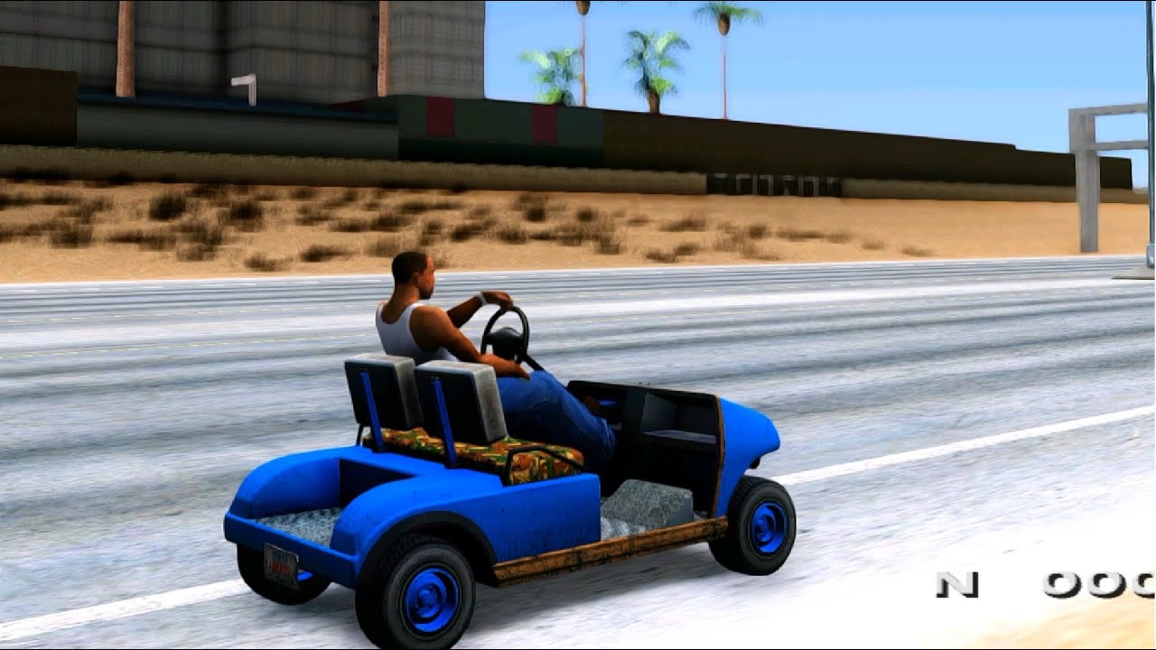 GTA V Gambler's Caddy Golf Cart - GTA MOD _REVIEW - YouTube