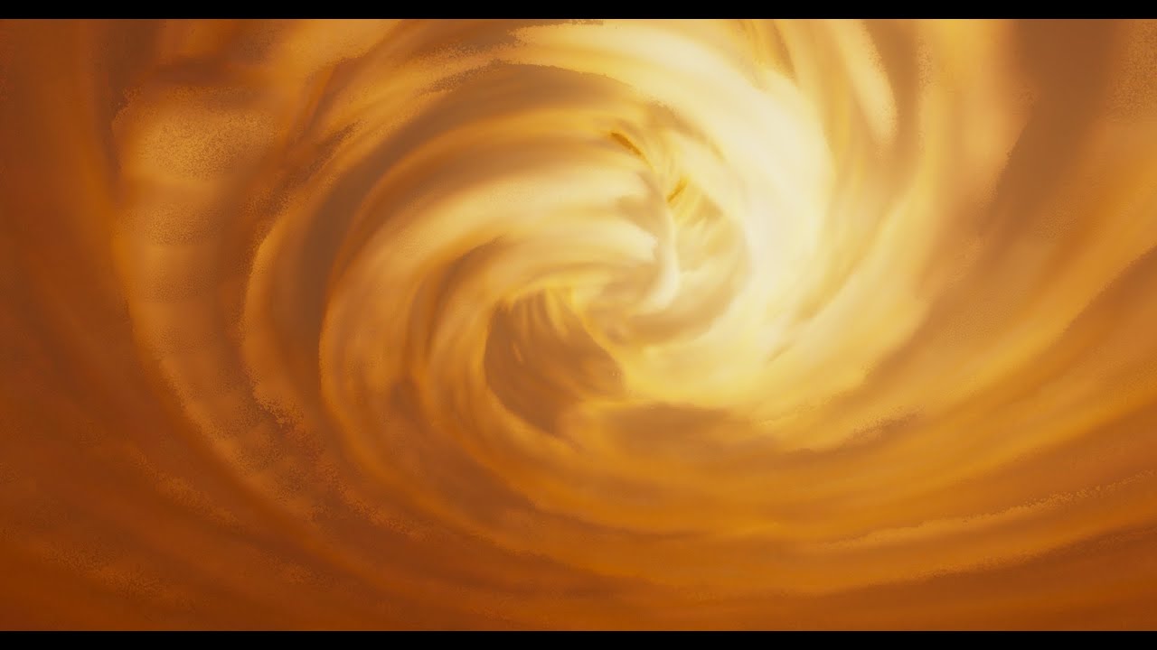 ORION nebula clouds vortex, atmosphere and artistic effects - YouTube