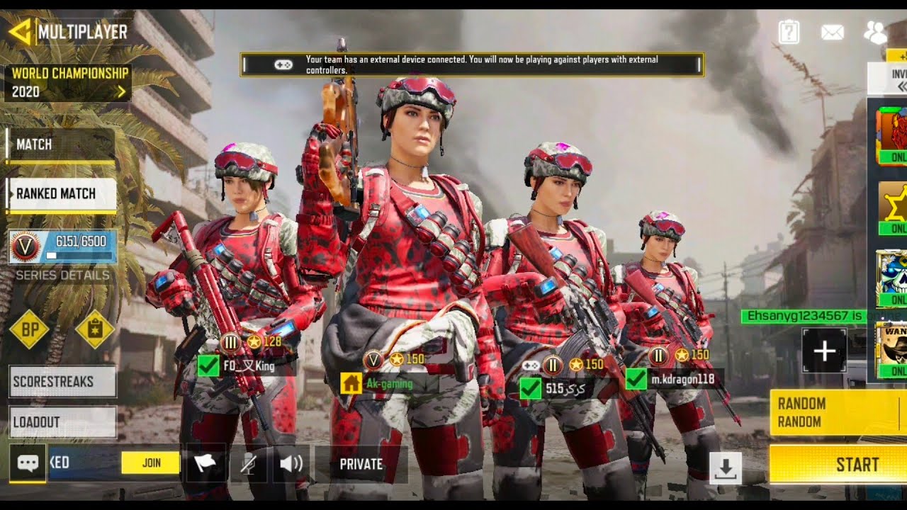 Call of duty mobile Rank Highlights All Battery ski skins - YouTube