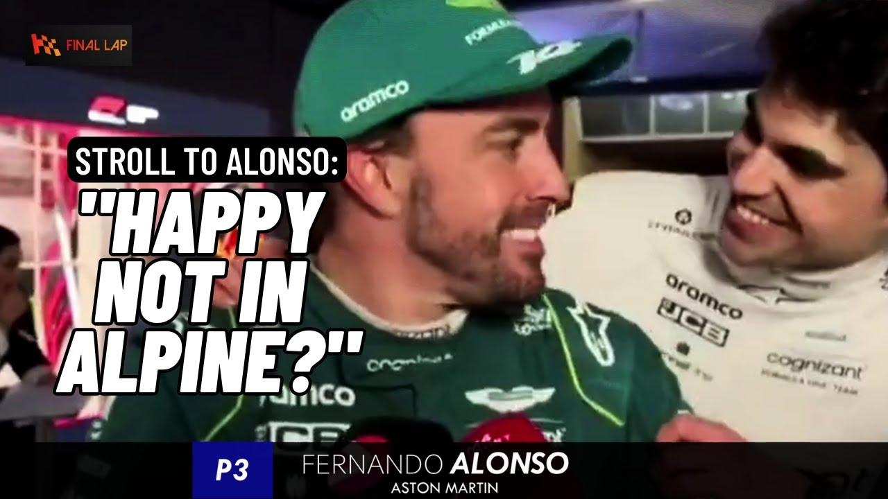 Stroll to Alonso: "Happy Not in Alpine?" | F1nal Lap - YouTube