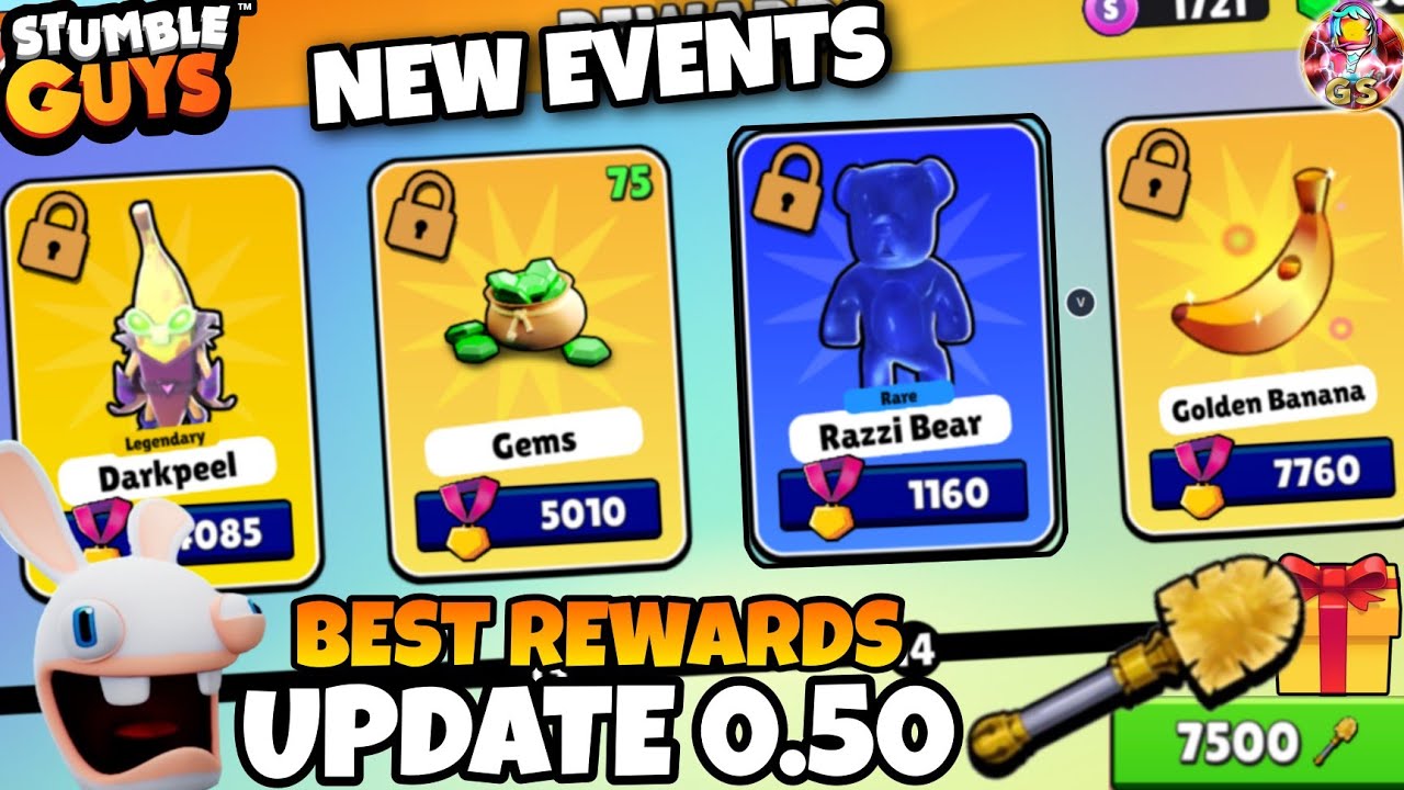 ALL NEW SHARK EVENT - RABBIDS ARE BACK NEW REWARDS IS HERE STUMBLE GUYS ...