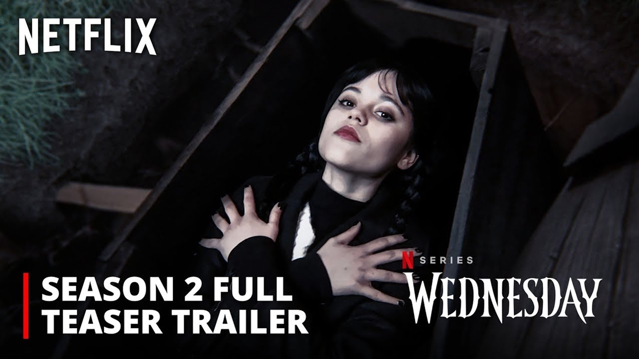 Wednesday Addams SEASON 2 FULL TEASER TRAILER Netflix - YouTube