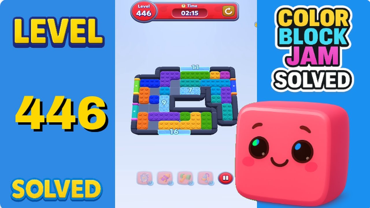 Color Block Jam Level 446 - WIN FAST - YouTube