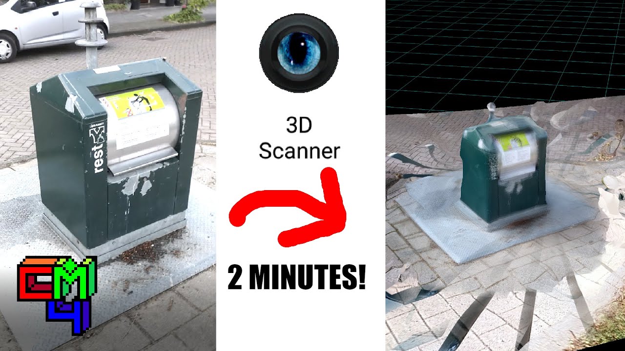 3D Scanning a trash can in 2 minutes for free - YouTube