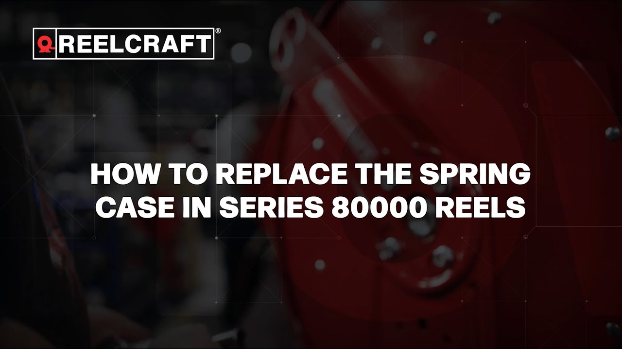 How To Replace the Spring Case in Series 80000 Reels - YouTube