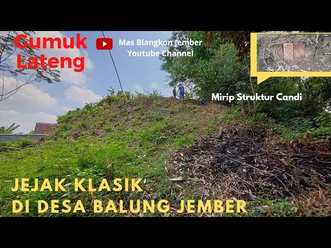 Penelusuran Jejak Klasik Di Desa Balung Jember Gumuk Lateng Mirip Bekas ...