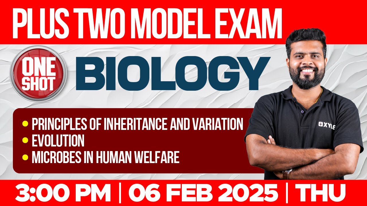 Plus Two Model Exam Biology | Principles Of Inheritance And Variation ...
