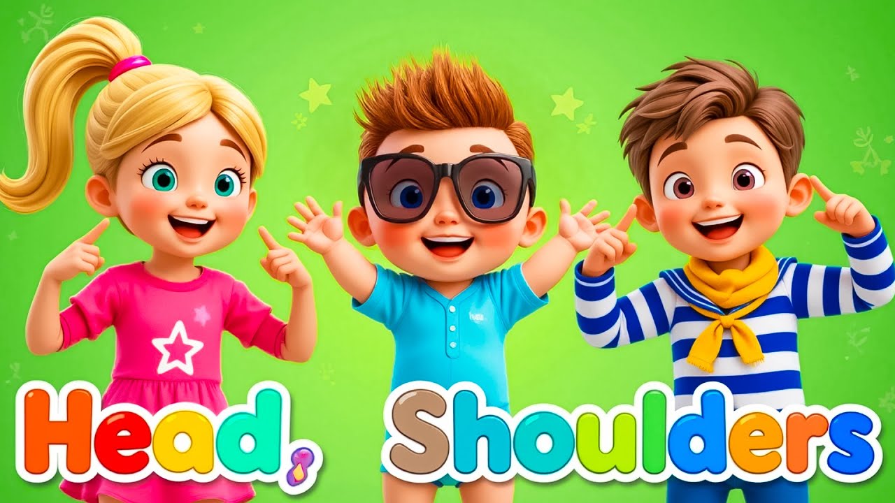 Head, Shoulders, Hands, and Feet - Fun Action Song for Kids | Nursery ...