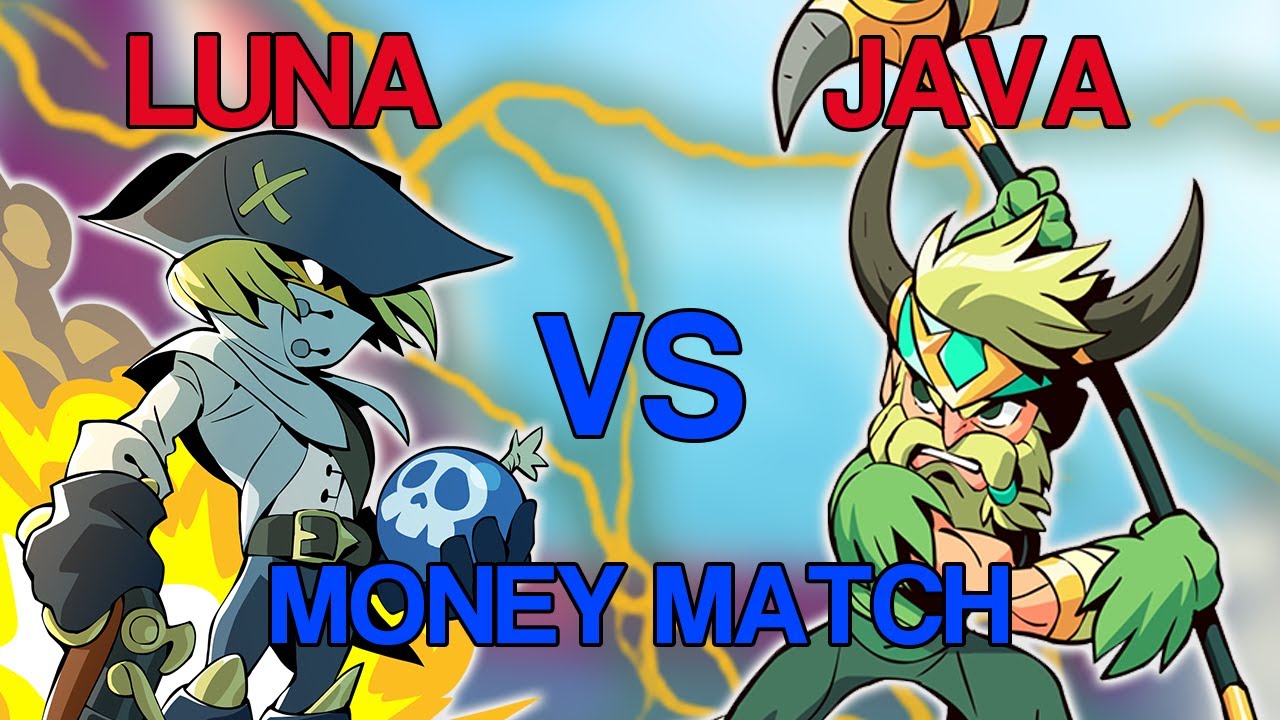 LUNA VS JAVA BRAWLHALLA MONEYMATCH - YouTube