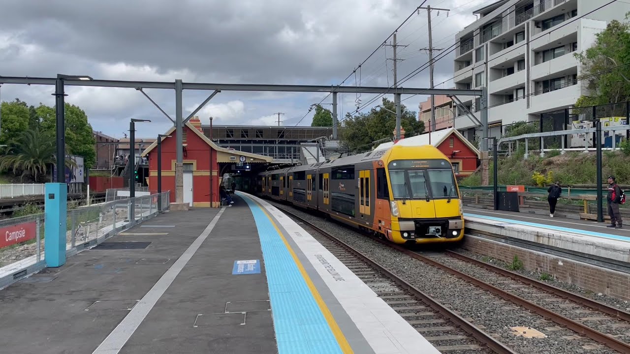 Sydney Trains Waratah A & B Sets on T3 Bankstown Line - YouTube