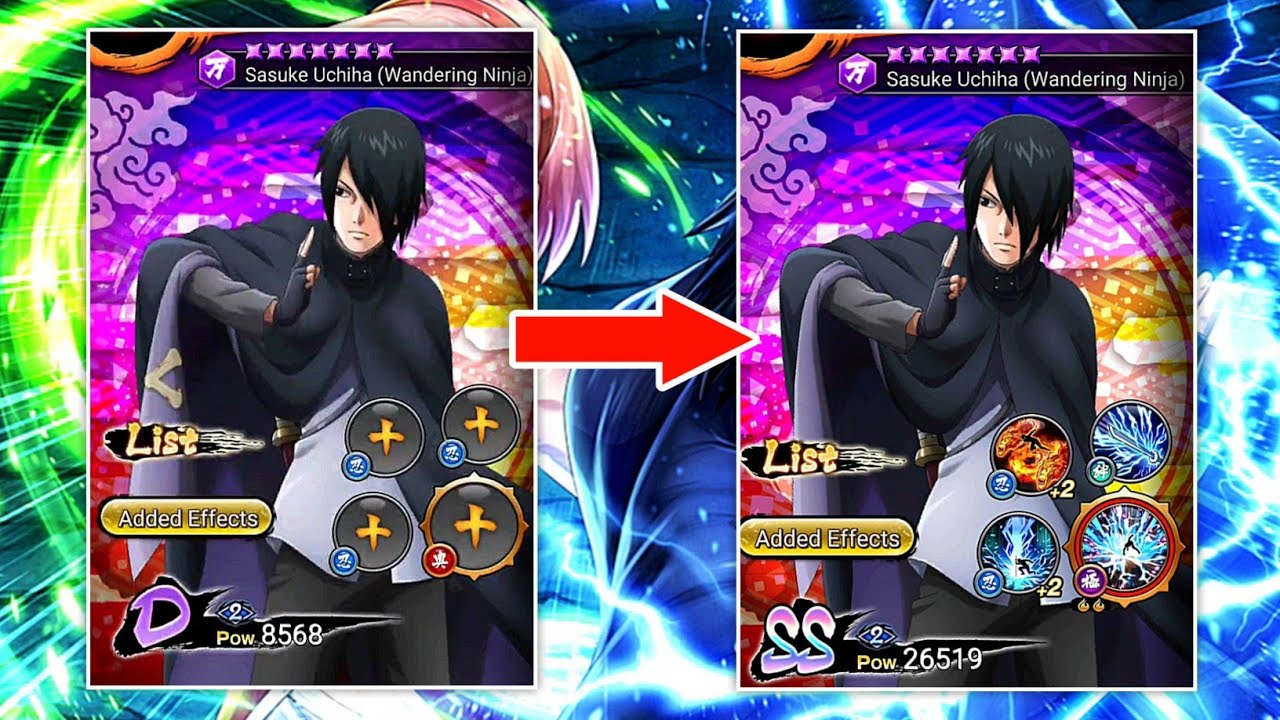 Build Sasuke Wandering Ninja With New Kit Jutsu & Ex Ultimate Jutsu ...