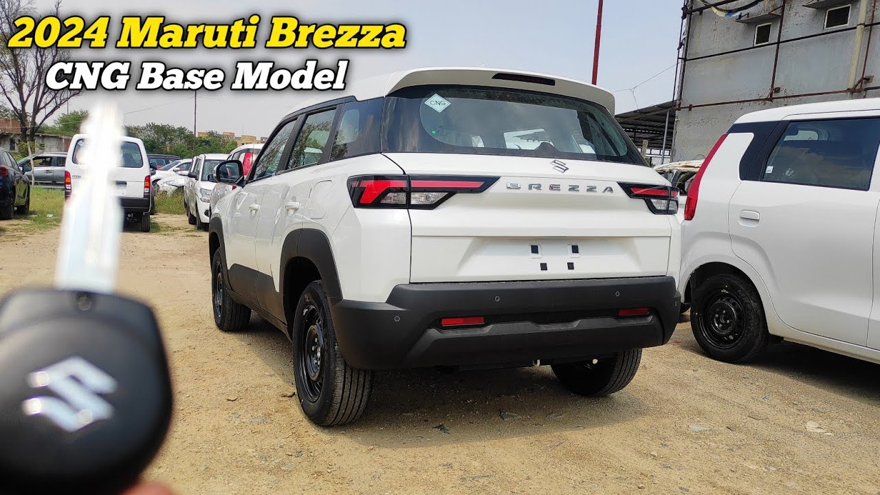 Maruti Suzuki Brezza Lxi CNG 2024 ️ Base Model Price & Features | 2024 ...