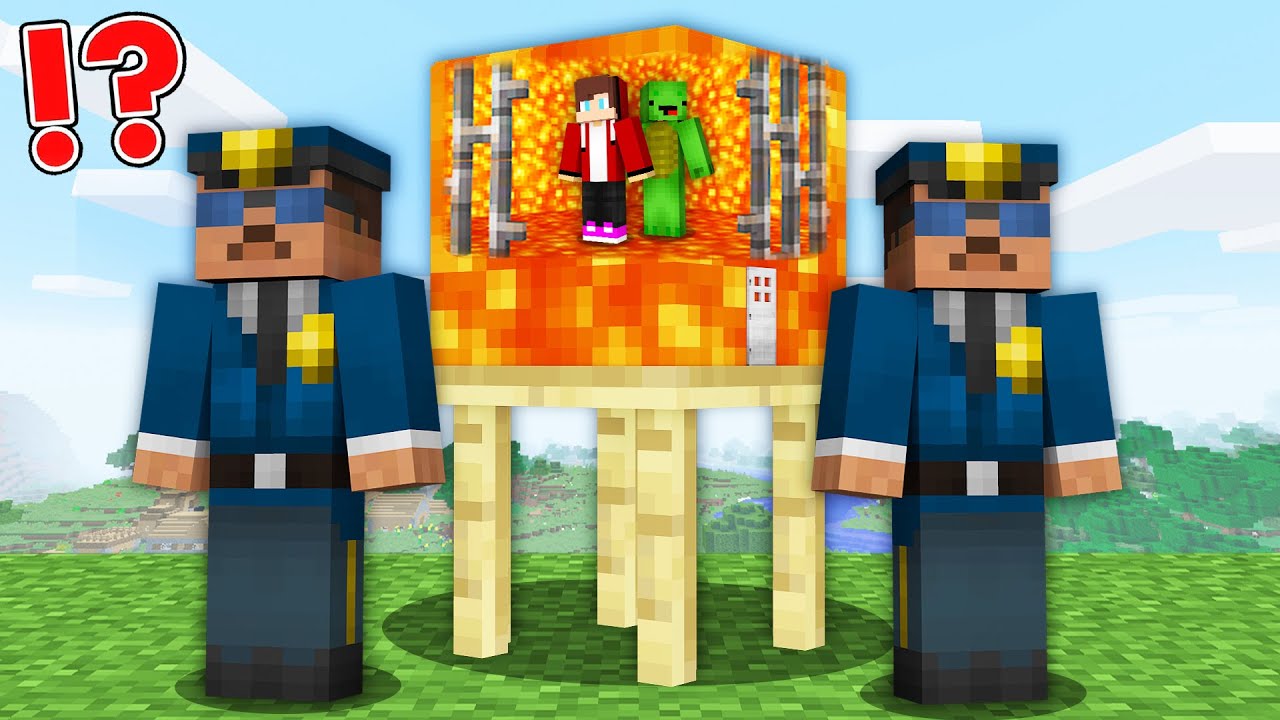 How JJ and Mikey Escaped from the LAVA PRISON in Minecraft - Maizen ...