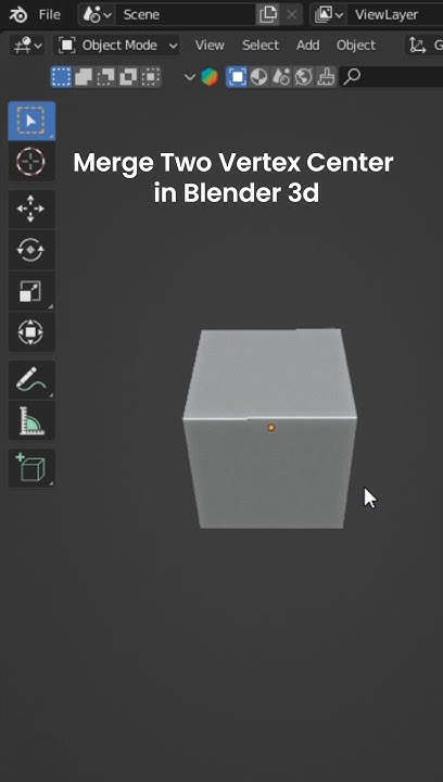 Merge vertex center in blender 3D 😀 | #blender #3d #blender3d #render #blenderartist #digitalart ...