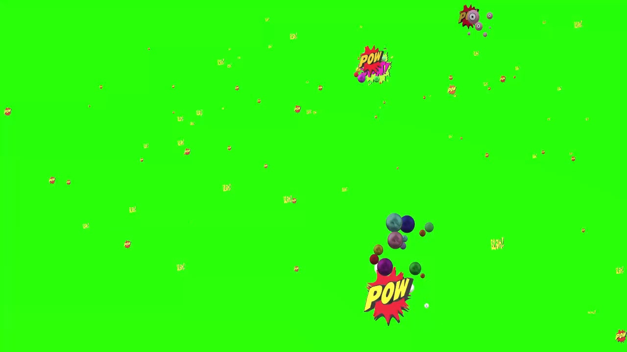 Green Screen Clips - Pow and Splat 2 - YouTube
