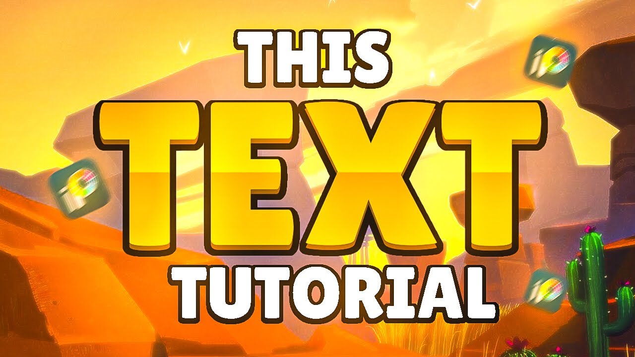 How to make the BEST TEXT for Brawl Stars thumbnails in Ibis Paint x ...