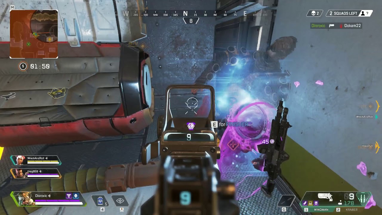 Apex Legends | Bloodhound Smoke Push Win - YouTube