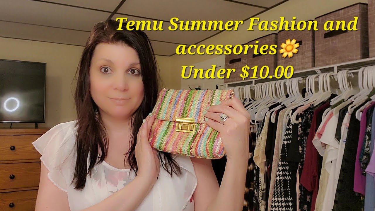 Temu Summer Fashion and accessories under $10.00 Try On Haul🌴🌼🌵 - YouTube