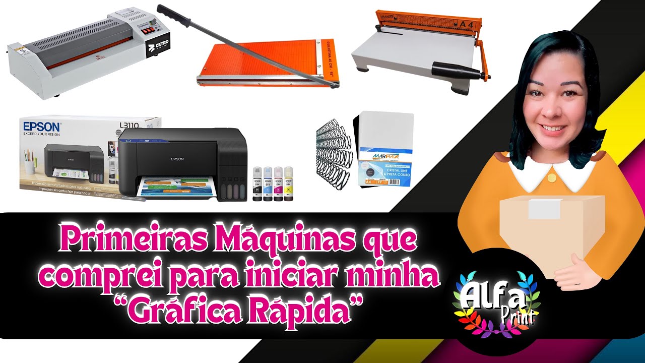 MINHA MINI GRÁFICA RÁPIDA (PRIMEIROS RECEBIDOS PARA COMEÇAR) - YouTube