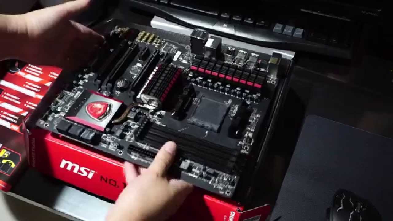 MSI 990FXA Gaming Unboxing & First Look (Indonesia Market) - YouTube