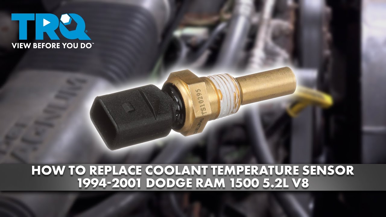 How to Replace Coolant Temperature Sensor 1994-2001 Dodge Ram 1500 5.2L ...