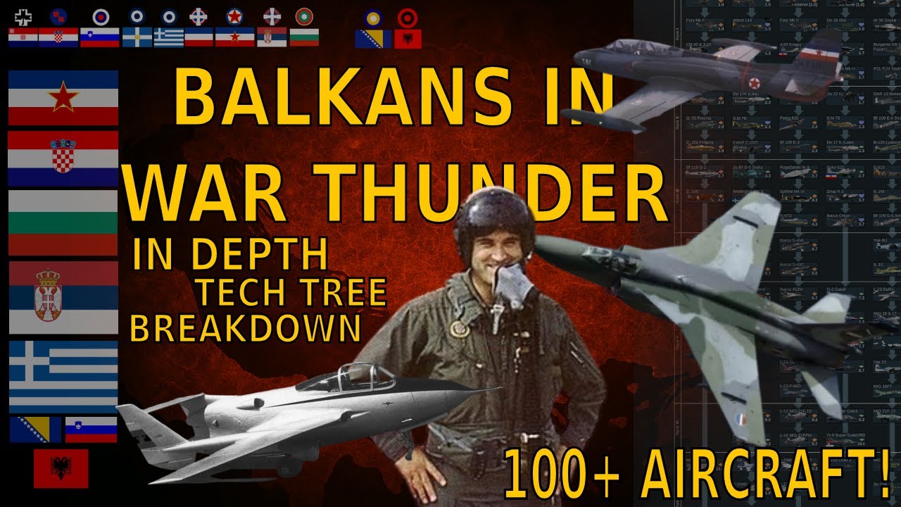 100+ BALKAN ADDITIONS! | Balkan tech tree concept - War Thunder - YouTube