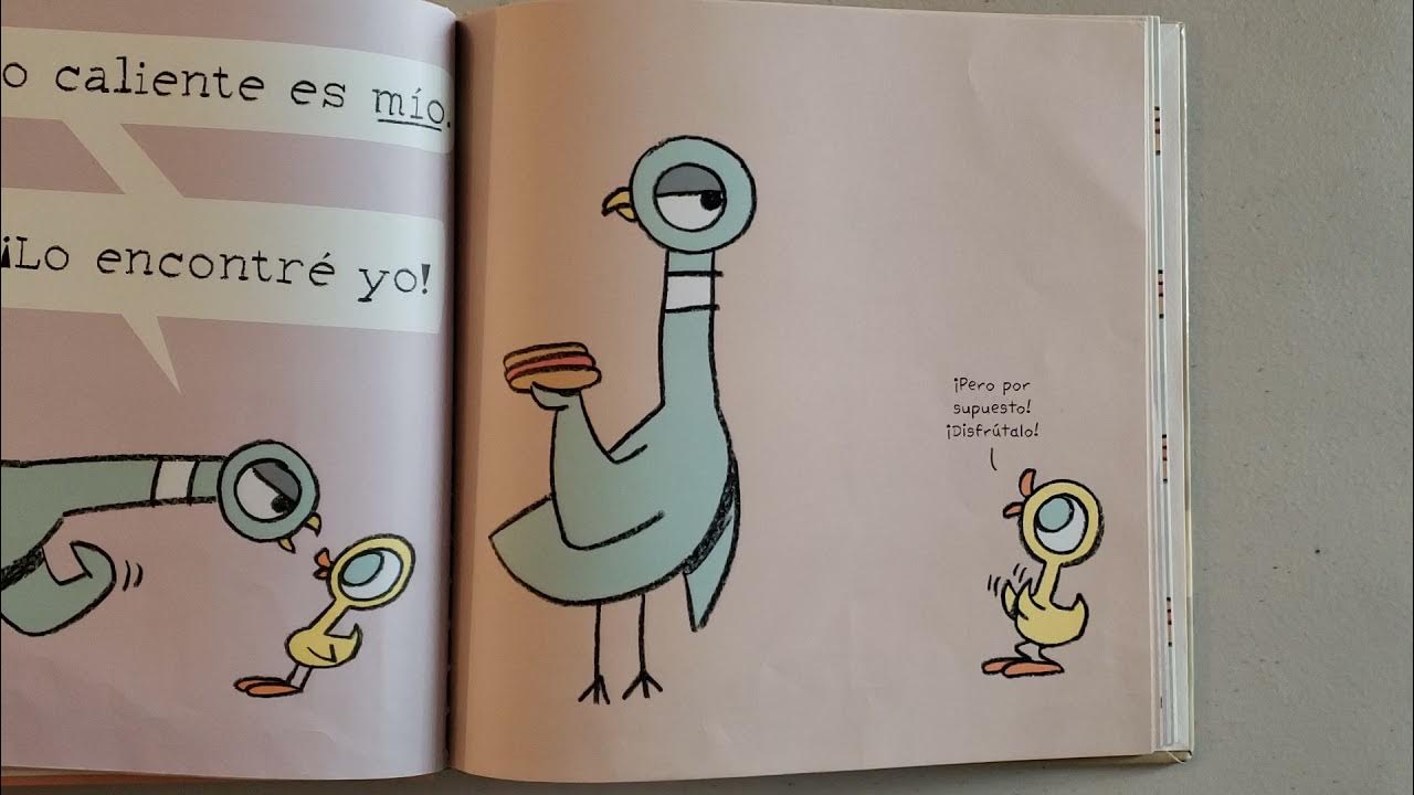 La paloma encuentra un perro caliente! Autor: Mo Willems. - YouTube