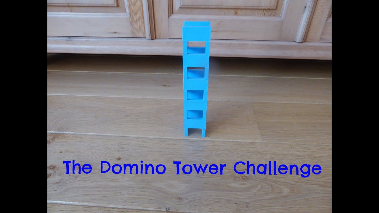 The Domino Tower Challenge - YouTube