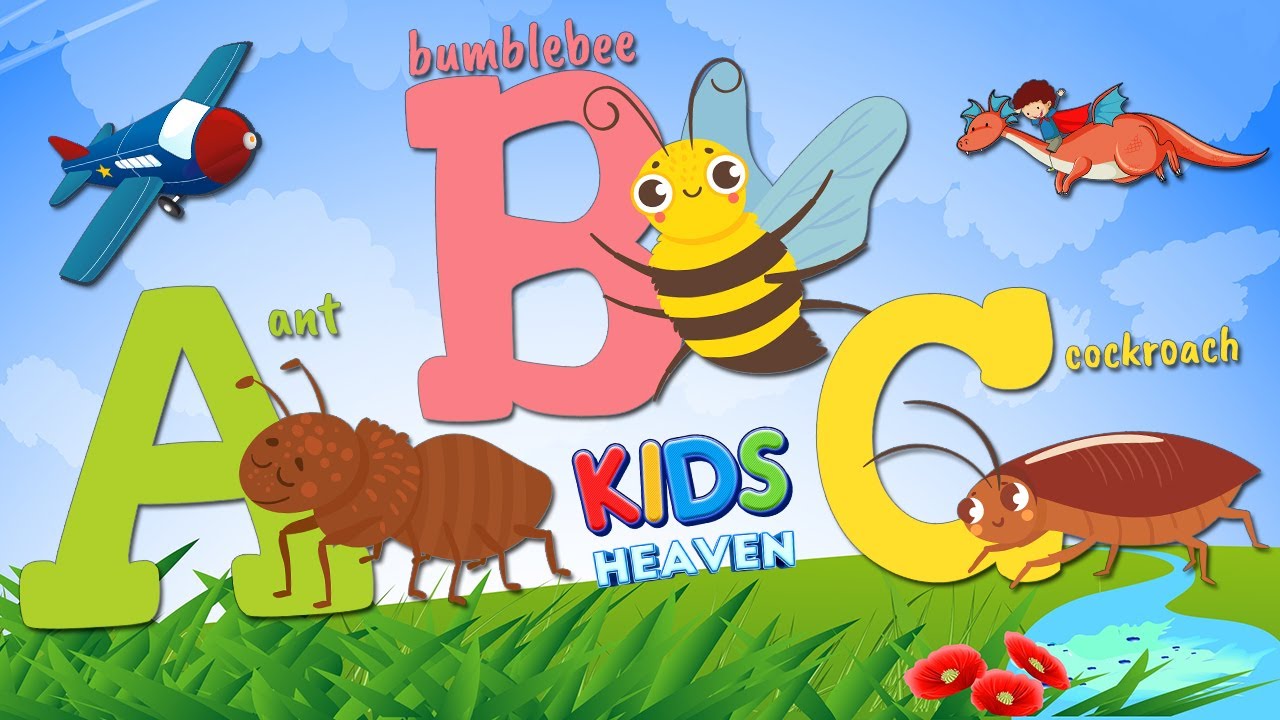 Phonics Song for Toddlers - Insects Names - Insects For Kids - Insects ...