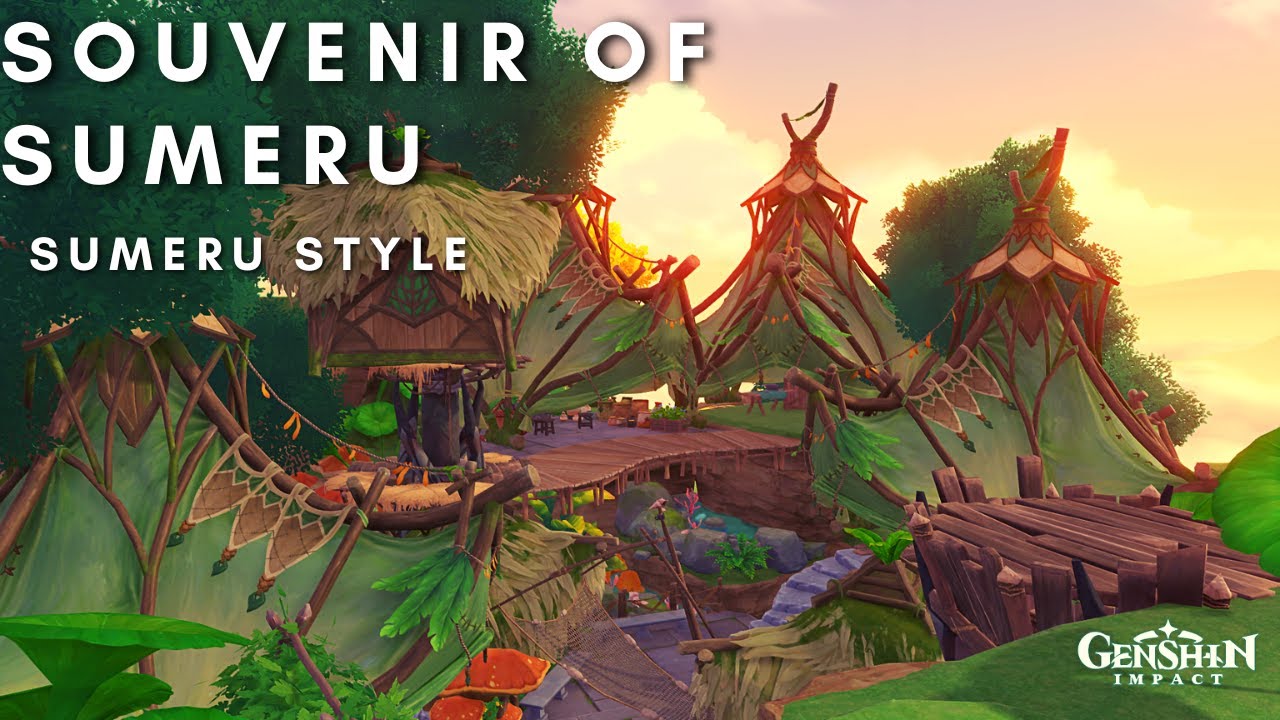 Souvenir of Sumeru 🌼 | Genshin Impact Exterior Design - YouTube