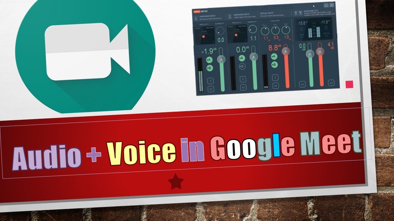 Audio + Voice in Google Meet - YouTube