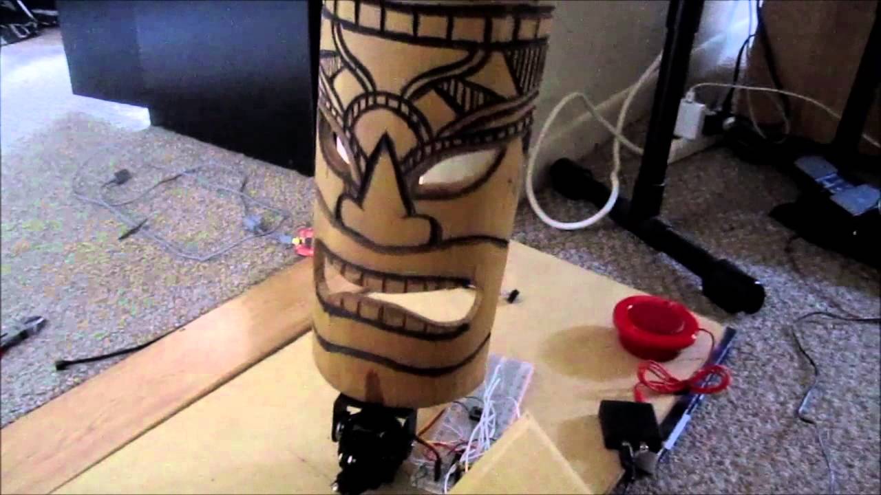Animatronic Tiki Head Project PART 2 - YouTube