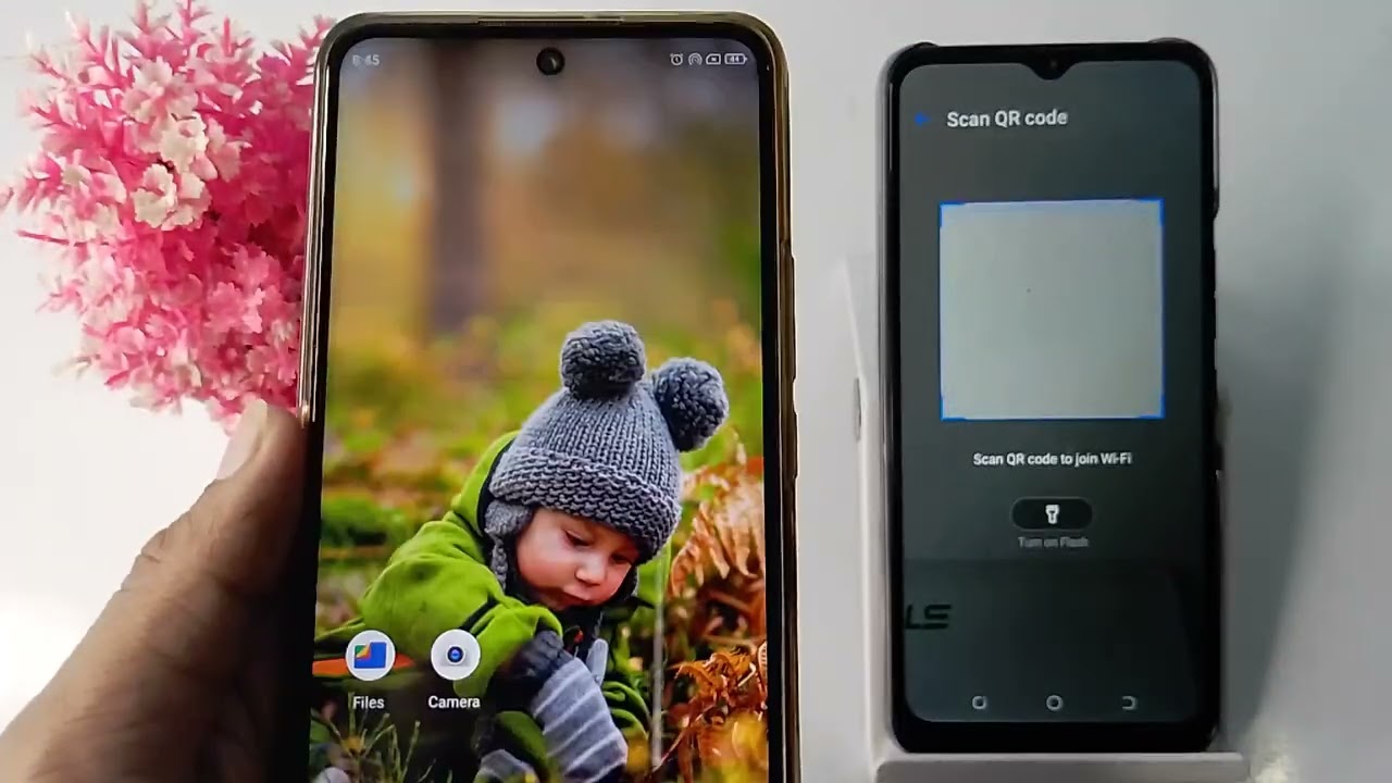 how to connect wifi network QR code scan in Tecno spark 4 , wifi mobile ...