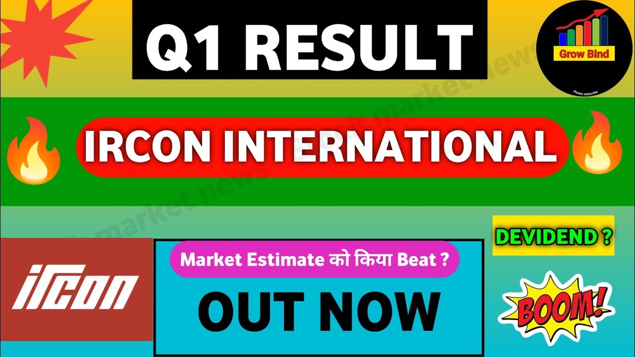 Ircon q1 result | Ircon share latest news | Ircon share news | Ircon ...