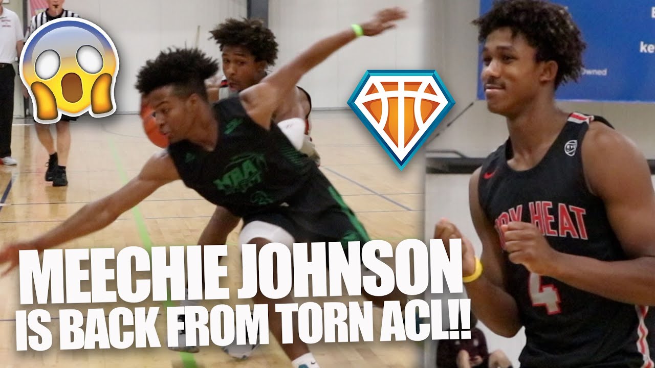 MEECHIE JOHNSON IS BACK FROM ACL INJURY!! | Ohio State Commit & SICK ...