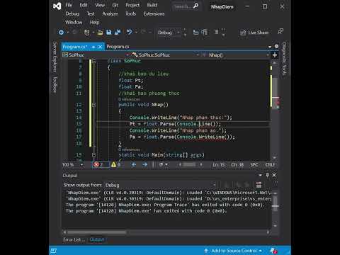 NhapDiem Microsoft Visual Studio 2024 01 22 10 44 09 - YouTube