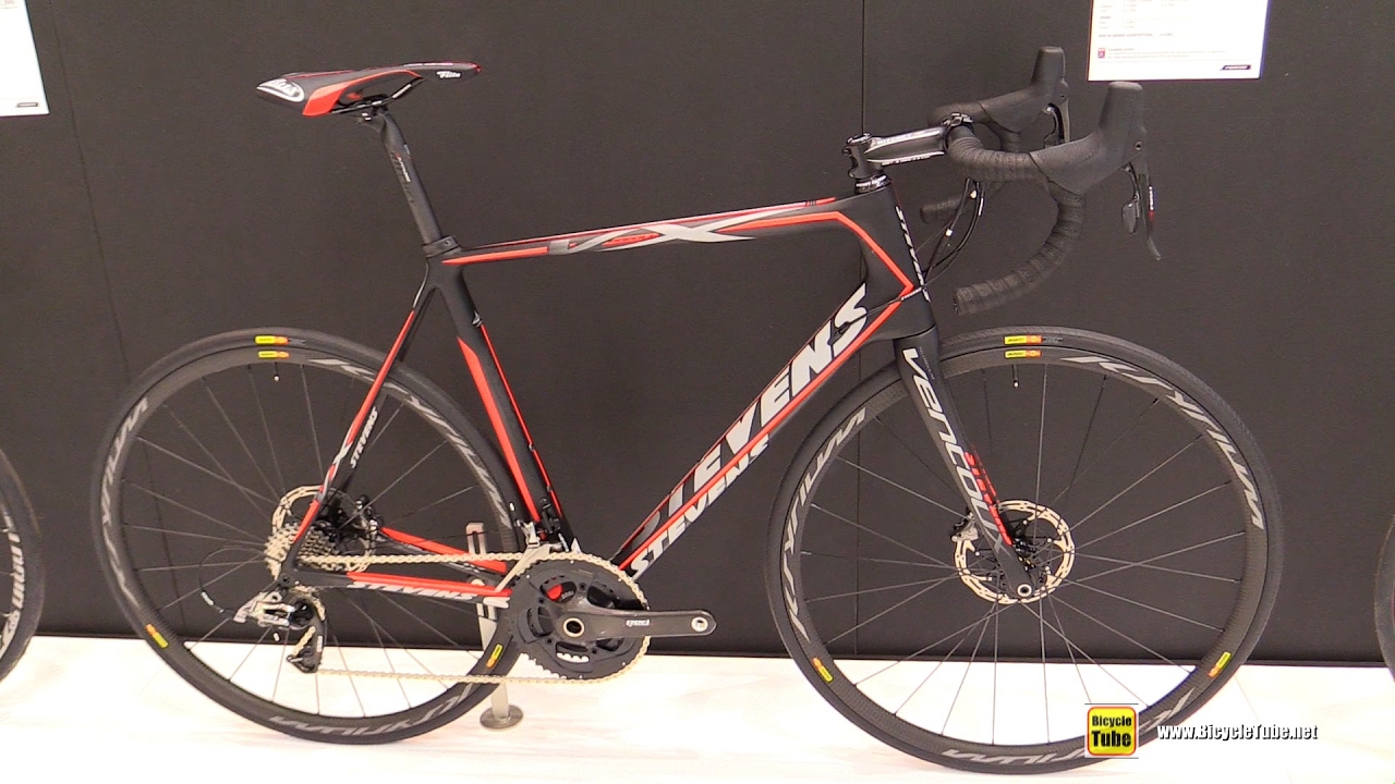 2017 Stevens Ventoux Disc Road Bike - Walkaround - 2016 Eurobike - YouTube