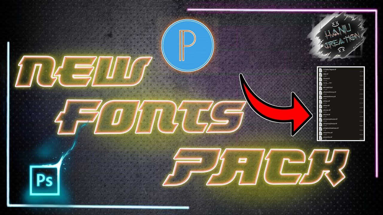 '' New'' Fonts pack $Tylish font pack°•°^°√° - YouTube
