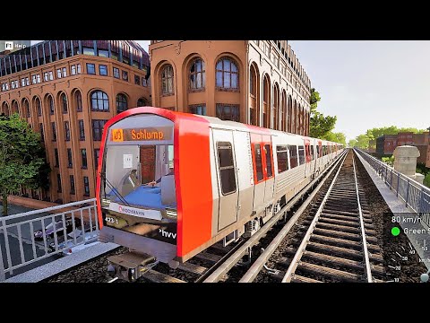 NEW Most Realistic Subway Game! [4K] || 4K SubwaySim Hamburg ...