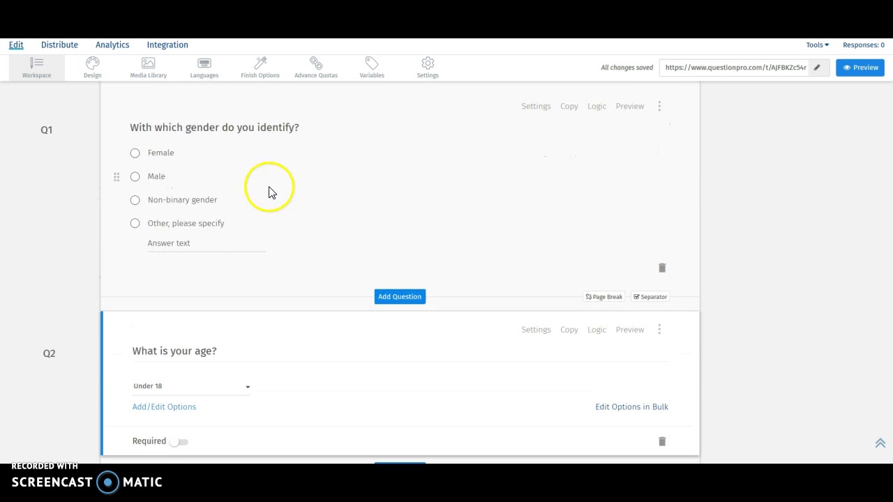 QuestionPro Demo - YouTube
