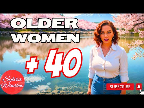 Lookbook AI ART Lovely Women OVER 40 at Mount Fuji in Japan Fashion Show