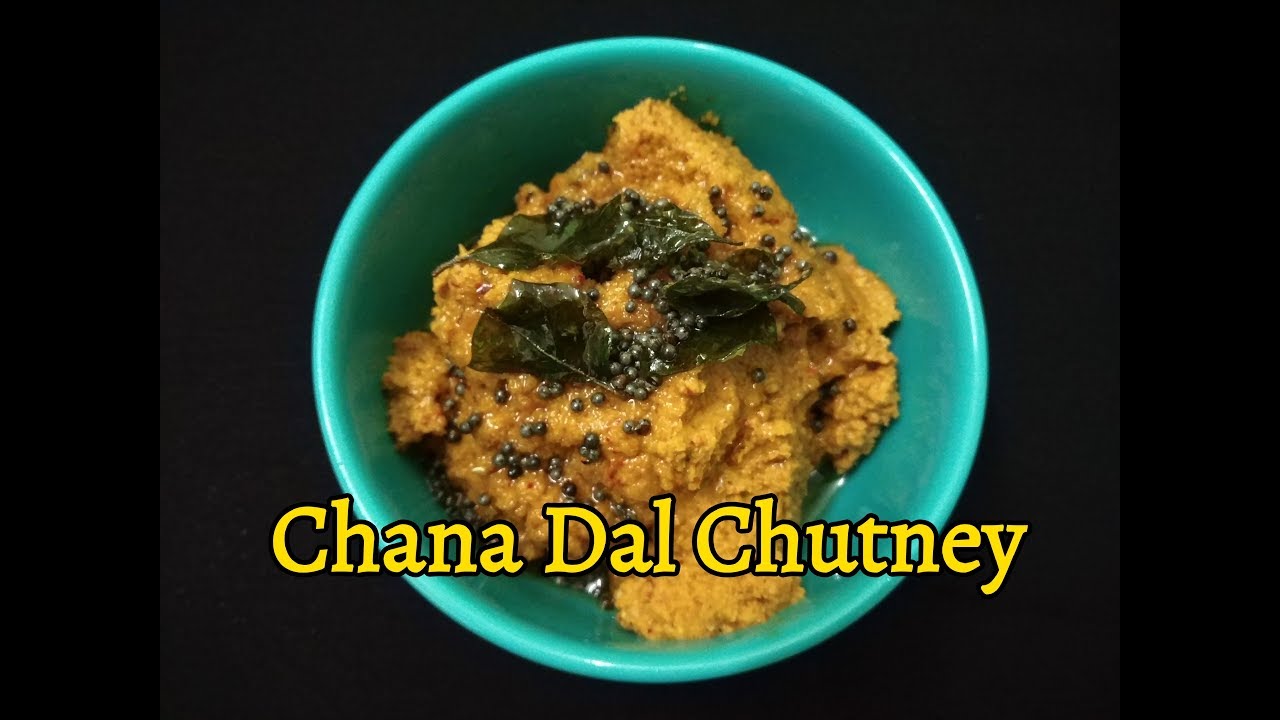Kadle Bele Chutney recipe | Chana dal chutney - YouTube
