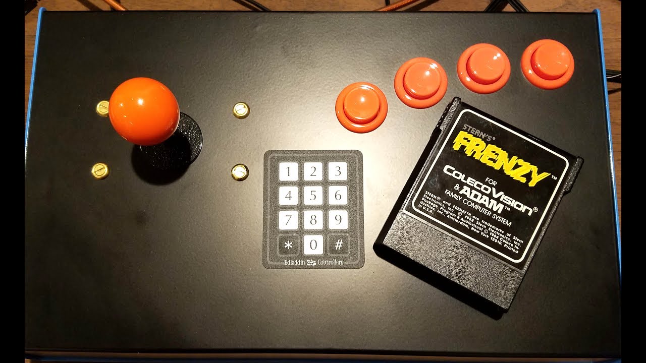 Classic Game Room - COLECOVISION SUPER CV CONTROLLER review - YouTube