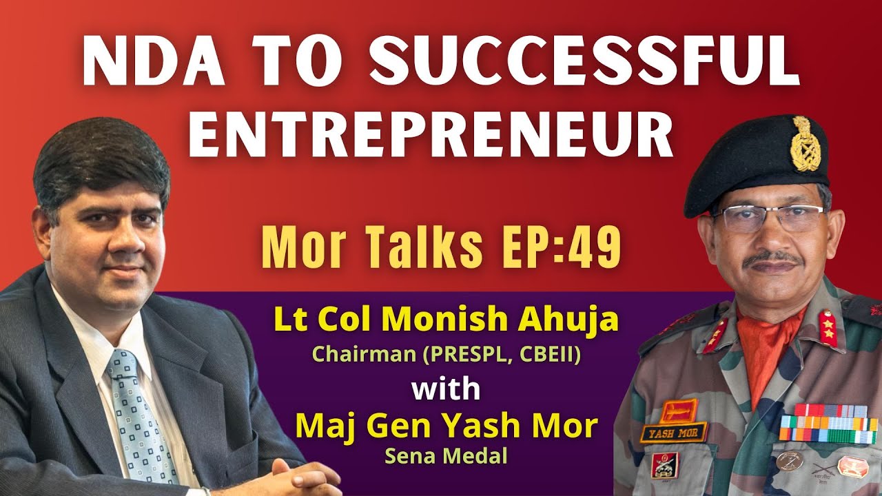 NDA To Successful Entrepreneur | Lt Col Monish Ahuja | The Keys To ...