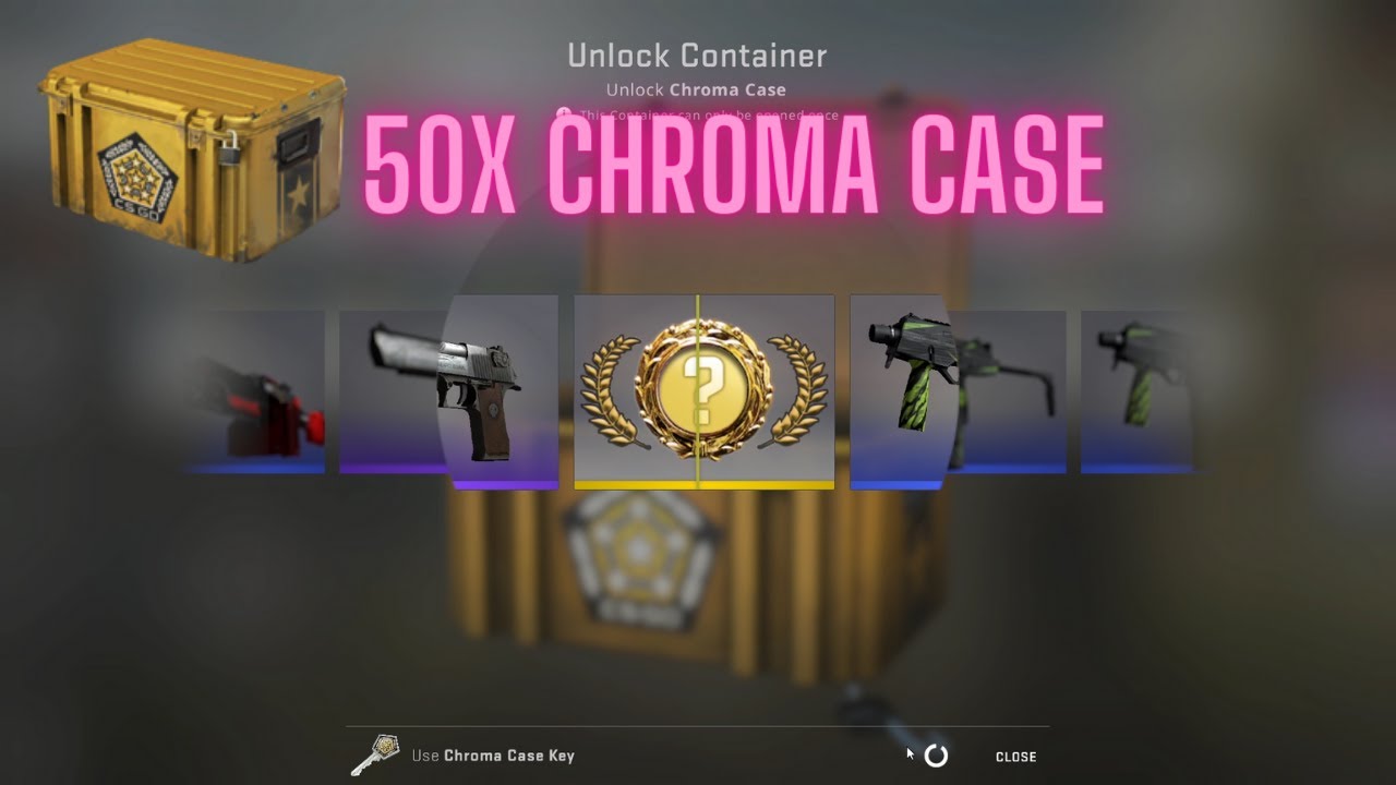 50 Chroma cases and I got What? - YouTube