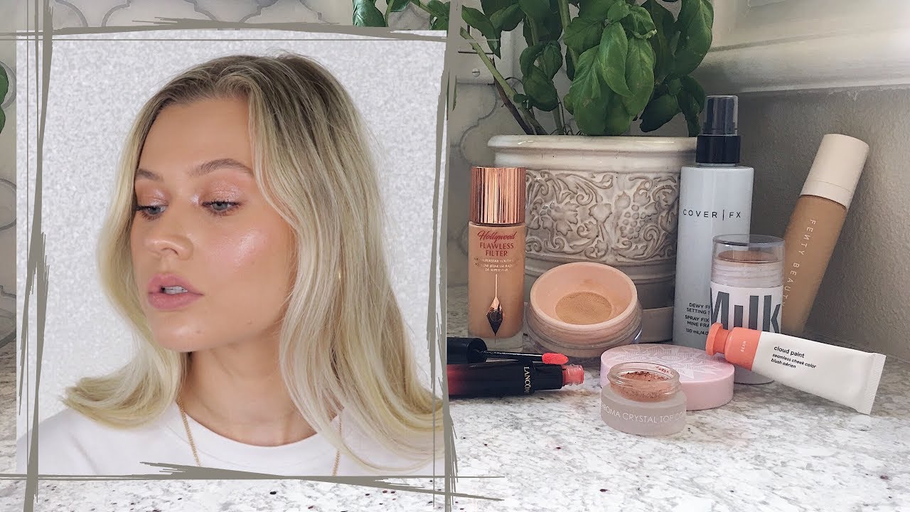 My Natural, Everyday Makeup Look | Full Face of Cream Products - YouTube
